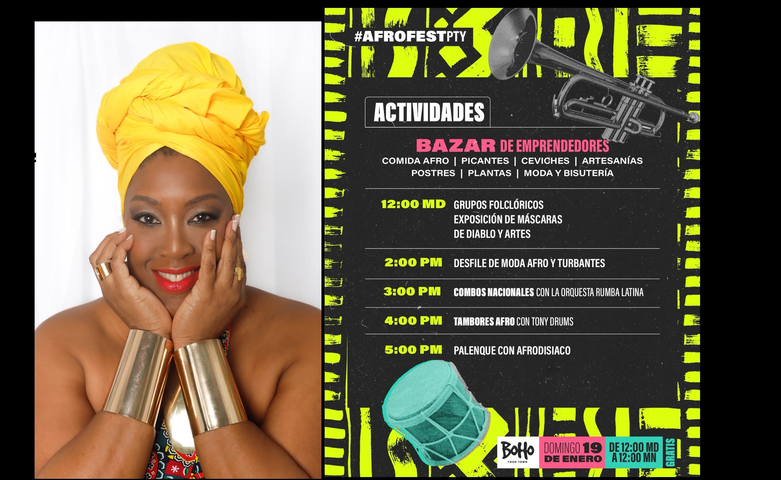 La Boca Town de Río Abajo vibrará con el "Afro Fest 2024" | Critica