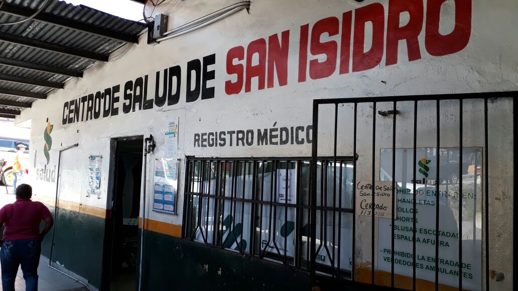 Cerrado centro de salud de San Isidro por construcción de policentro | Critica