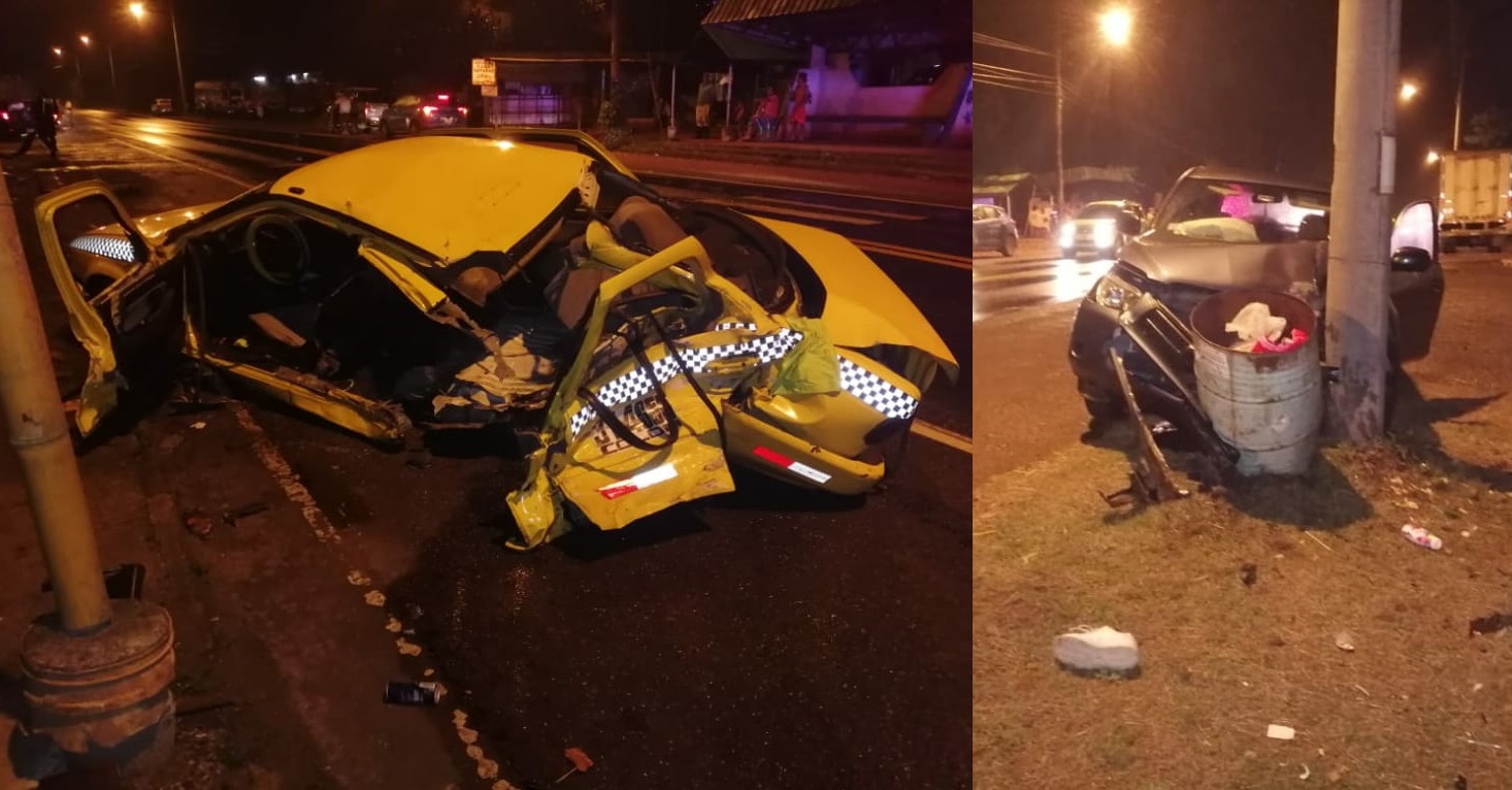 Conductores viven para contarlo después de brutal colisión en Quebrada ...