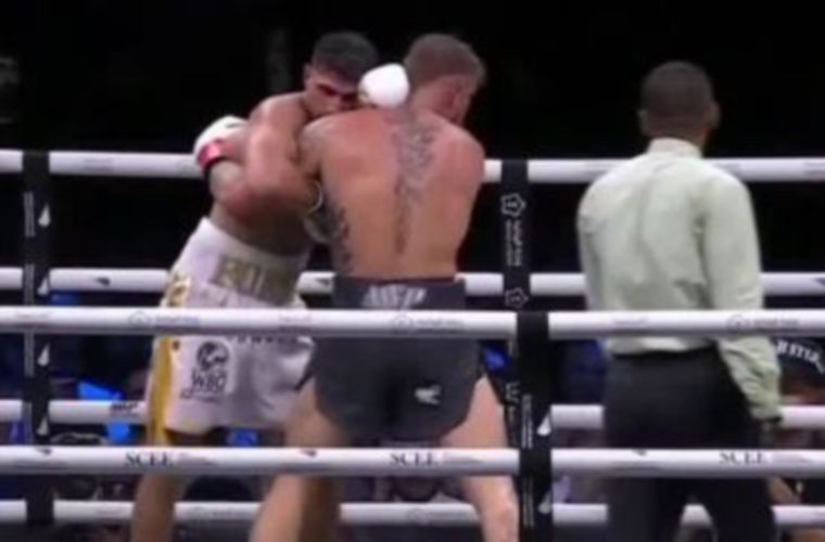 Árbitro panameño Héctor Afú se lució en pleito Tommy Fury- Jake Paul ...