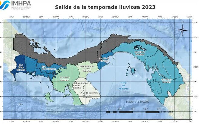 IMPHA: Salida temprana de temporada lluviosa en zonas del Pacífico ...