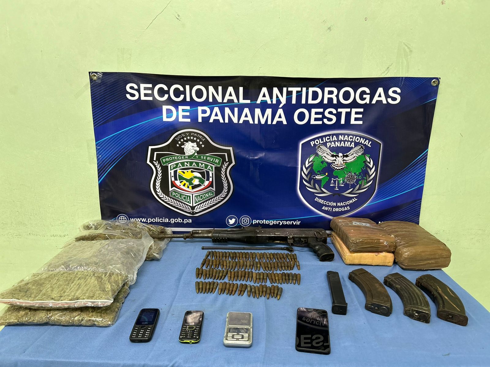 Drogas, municiones y armas decomisan en Panamá Oeste | Critica
