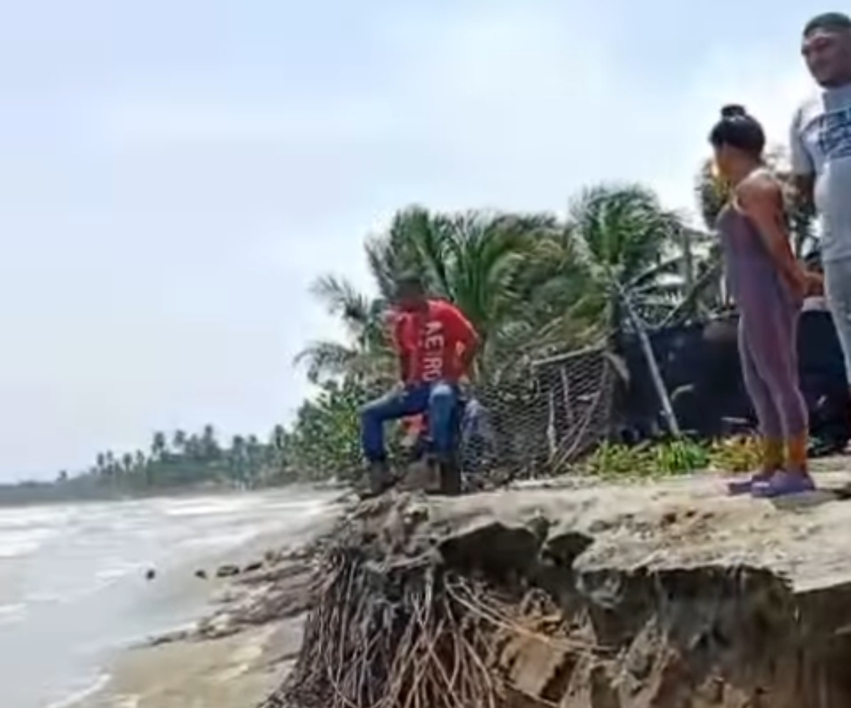 Preocupación en la comunidad de Gobea por avance del mar | Critica